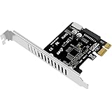 Amazon.com: Cablecc 5Gbps Type-E USB 3.1 Front Panel Socket & USB 2.0 to PCI-E 1X Express Card ...