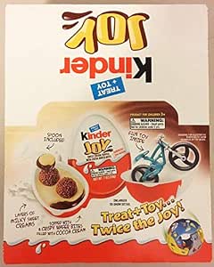Amazon.com: Kinder Joy Chocolate Surprise Egg with Treat + Toy | 12 ...