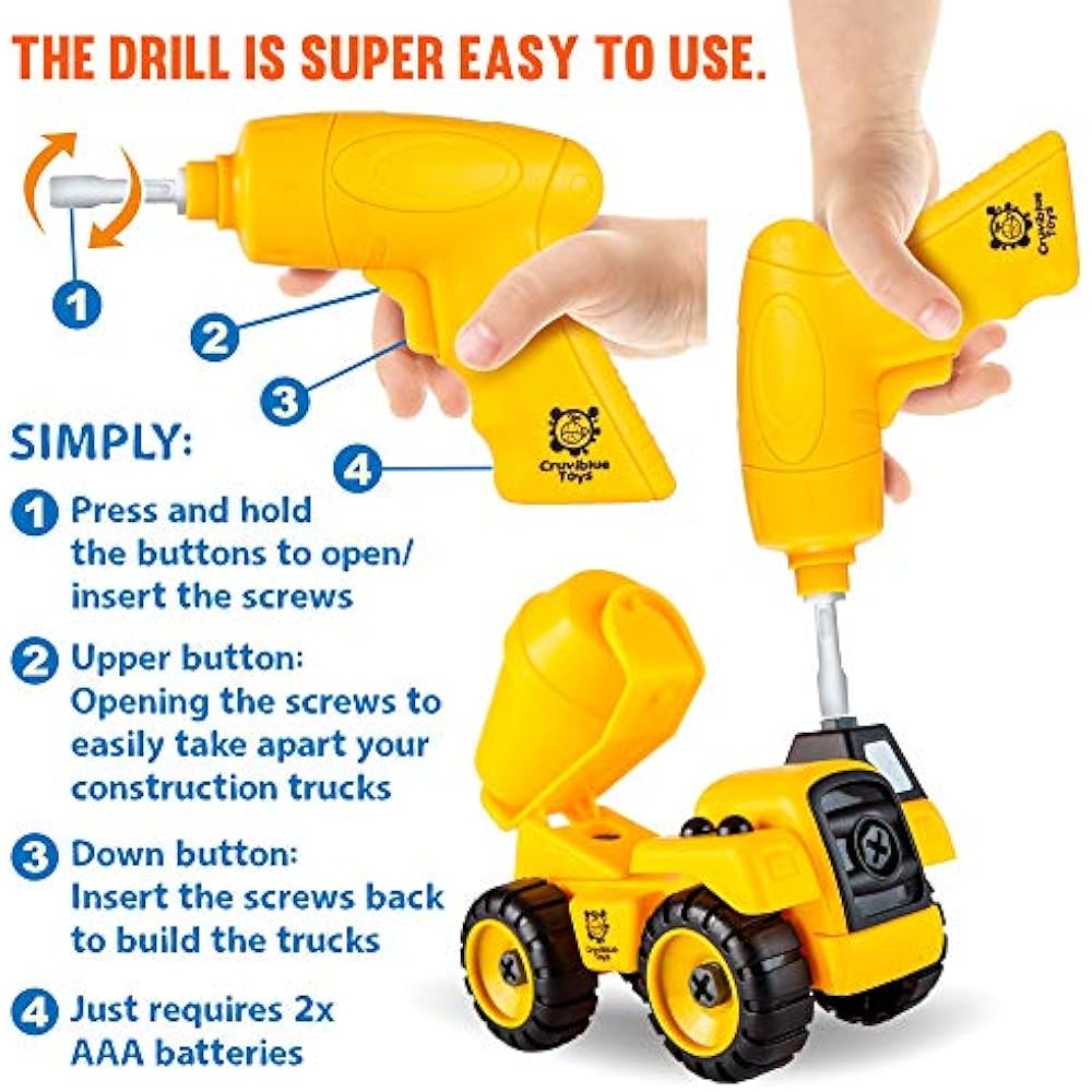 Trucks For 3 Year Old Boys Set Of Take Apart Toys With Drill Build It trucks-for-3-year-old-boys-set-of-take-apart-toys-with-drill-build-it