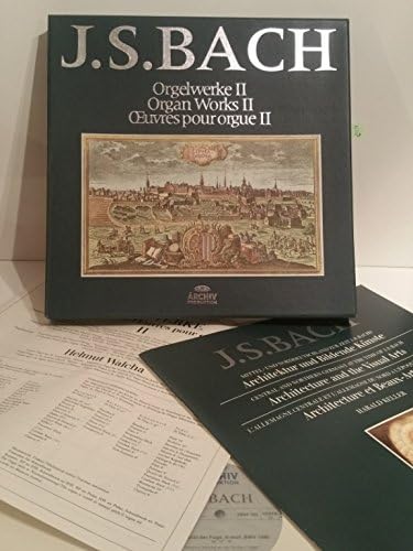 J. S. Bach Organ Works 2 Helmut Walcha - Archiv 2722 016 8 lp Box Set ...