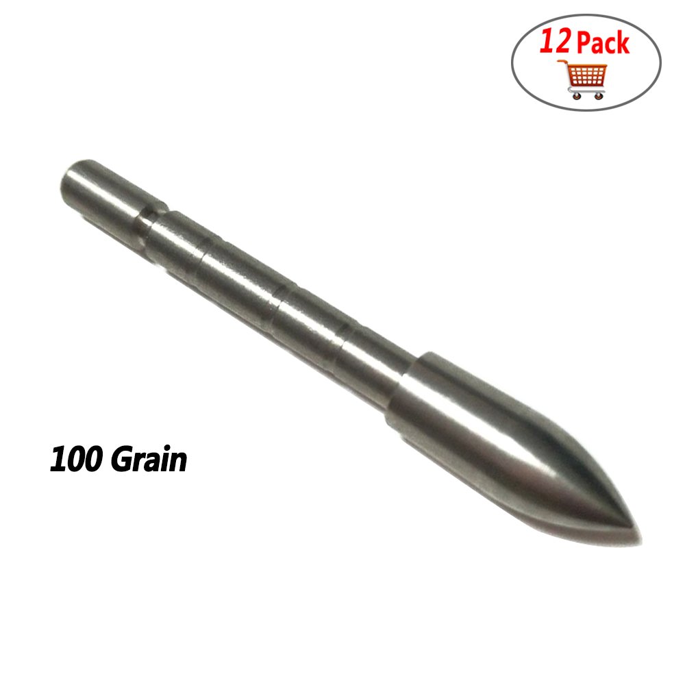 Archery Arrow Tips Insert Field Point 4.2mm Carbon Arrow Insert Tips 12 ...