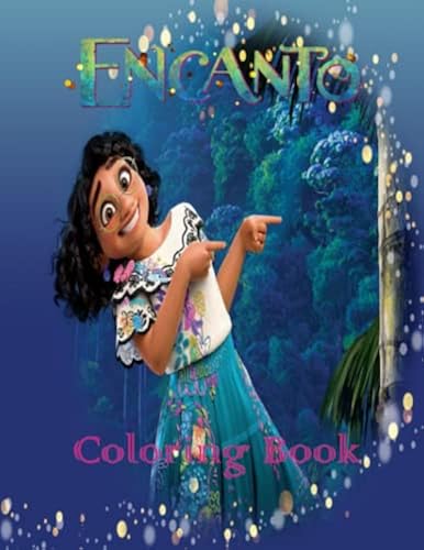 Encanto Coloring Book: Encourage Creativity with One Sided Coloring ...