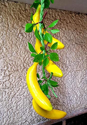 Wonderland Artificial Banana Fruit String (Natural, 1 Piece): Amazon.in ...