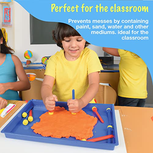Constructive Playthings Messy Trays, 40% Thicker Plastic Construction ...