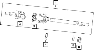 Amazon.com: Genuine Mopar Axle Seal 68304271AA: Automotive