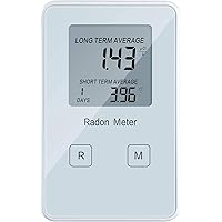 Home Radon Detector, Portable Radon Meter, Elifecity Long and Short ...