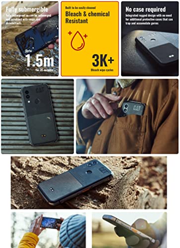 CAT S62 T-Mobile - 4G Rugged Smartphone (IP68, MIL SPEC 810H, Super ...