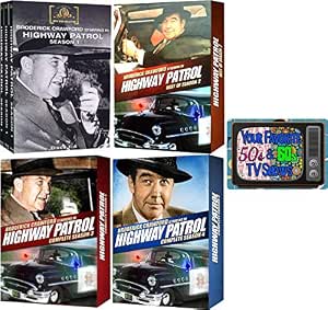 Amazon.com: Highway Patrol: Complete Classic TV Series Seasons 1-4 DVD ...