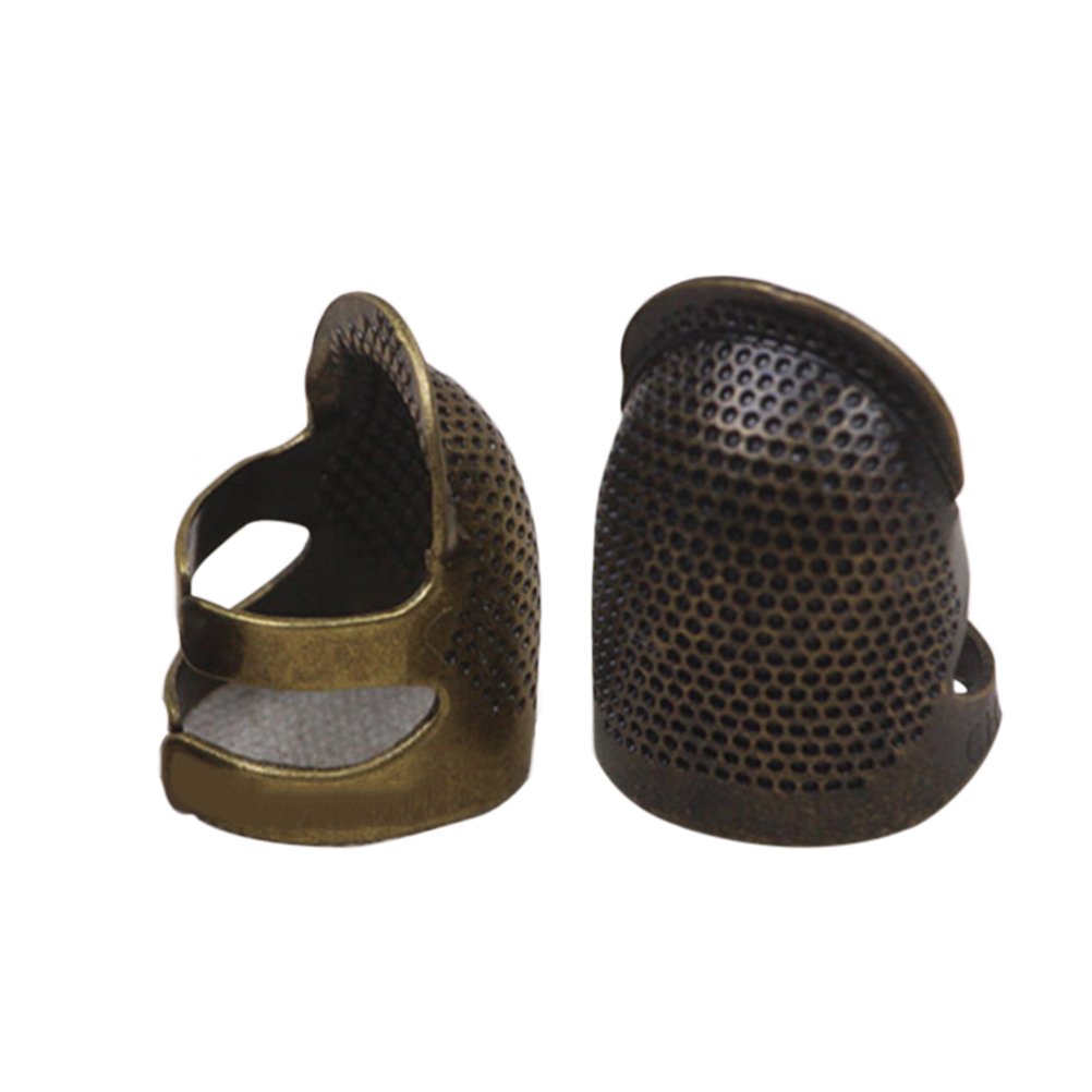 ULTNICE Fingerhut Nähen einstellbare Metall Fingerschutz Protector ...