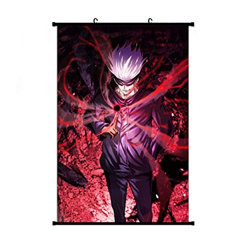 Satoru Gojo Jujutsu Kaisen Fabric Scroll Posters art Prints home Poster ...