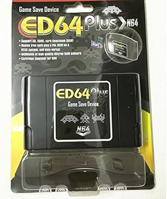 ED64 Plus Game Save Drive for N64+16 GB sd card with full games: Game ...