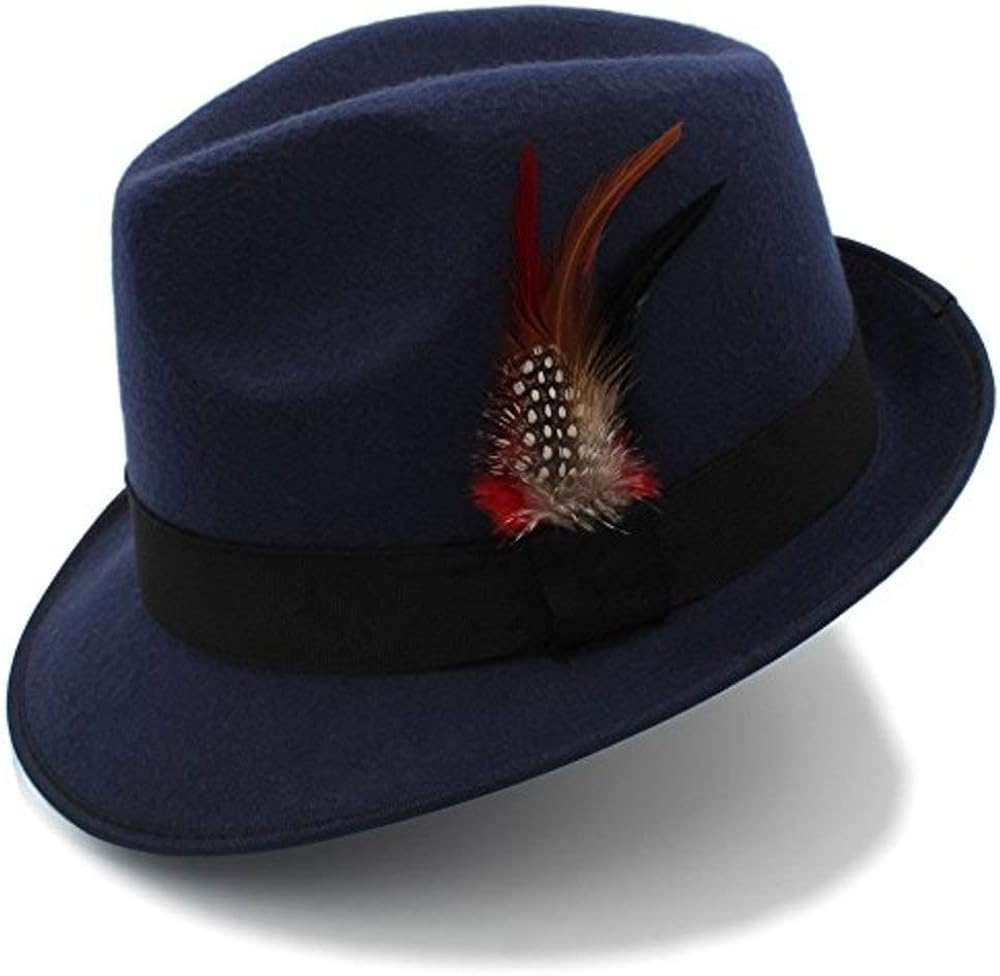 Fedora Kentucky Blue Hats for Men Derby Dress Pachuco Casual Manhattan ...