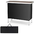 Amazon.com: COSTWAY Portable Bar Table for Events, 43.5” x 15” x 34.5 ...