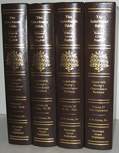 The Interlinear Bible, Hebrew-Greek-English: Jay P. Green, Sr ...