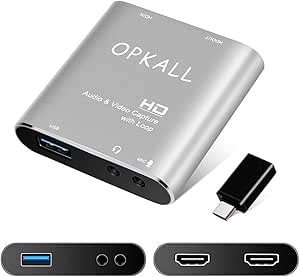 Amazon.com: HDMI Game Video Capture Card, USB 3.0 Capture Device, 1080P ...