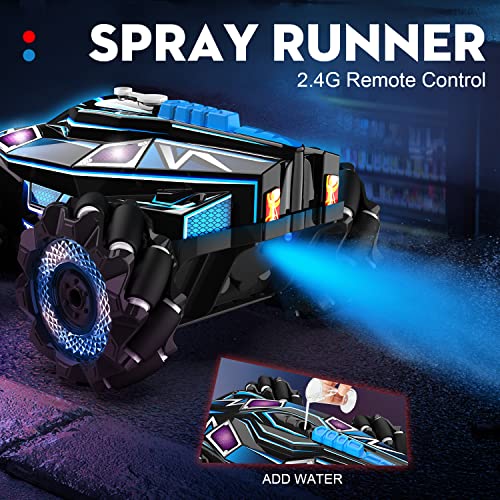 HR Fog Remote Control Car for Kids High Speed LED Light Race RC Car ...