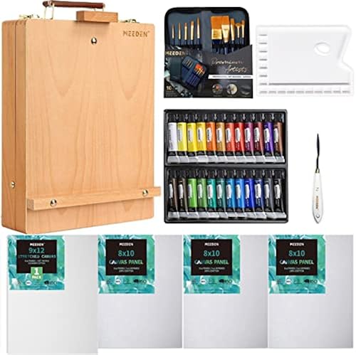 MEEDEN Acrylic Painting Set- Acrylic Painting Kit with Beechwood ...