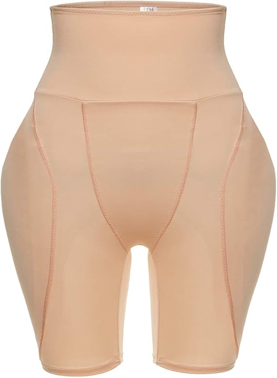 GELing Damen Hohe Taille Butt Lifter Padded Unterhose Miederslip mit Bein, Push Up Po Shaping ...