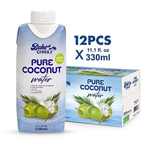Boho Chax 100% Natural Coconut Water, No Sugar Added, Filled With ...