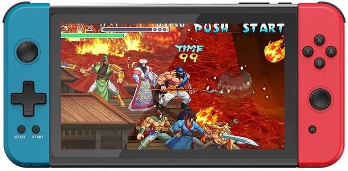 Cawevon Powkiddy X70 HD Retro Handheld Game Console 7 inch Joystick FC ...