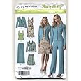 Amazon.com: Simplicity Easy Chic Jacket, Pants, Skirt, Dress, Top ...