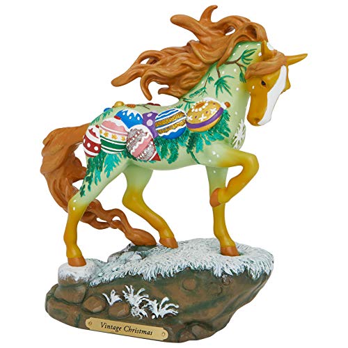 Enesco Trail of Painted Ponies Holiday Vintage Christmas Figurine, 9.5 ...