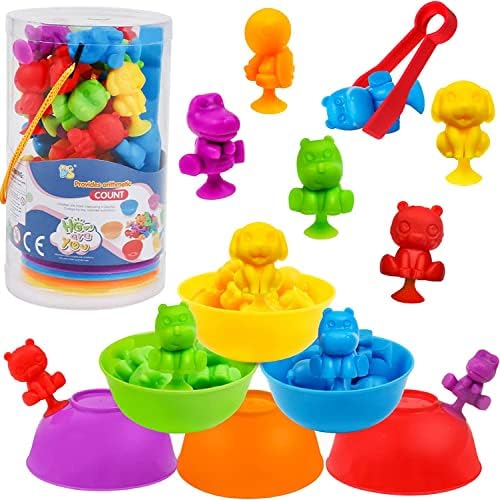 سعر Counting Animals Suction Cup Bath Toys Matching Games with Sorting ...