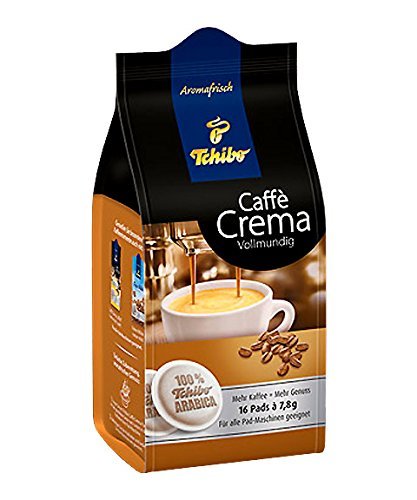Amazon.com : Tchibo Full Bodied Cafe Crema Coffee Pads 16 Count - Pack ...