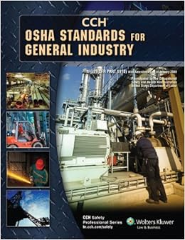 Osha Standards for General Industry As of January 2009: 9780808020349 ...