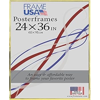 Amazon.com - Deluxe Poster Frame, 24 x 36, Gold - Picture Frame Sets