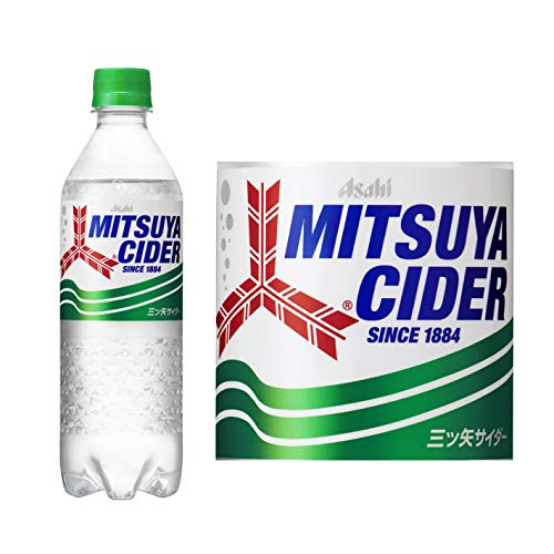 Amazon.com : Mitsuya Cider by ASAHI 500 ml PET (Pack of 10) - MADE IN ...