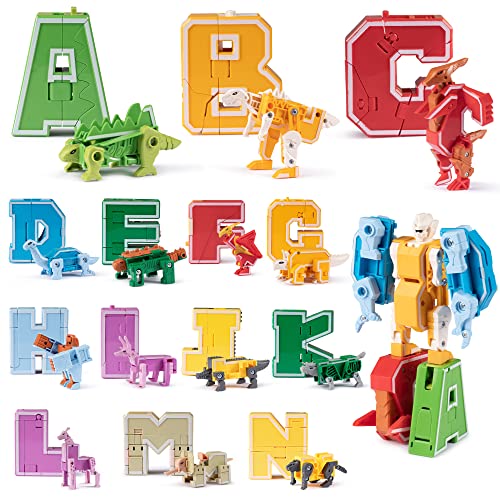 REVVIT Alphabet Animals | Action Figure Robots Educational Letters ...