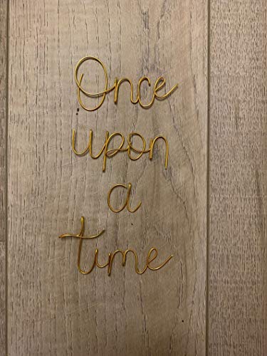 once upon a time wire word art | once upon a time sign | wire writing ...