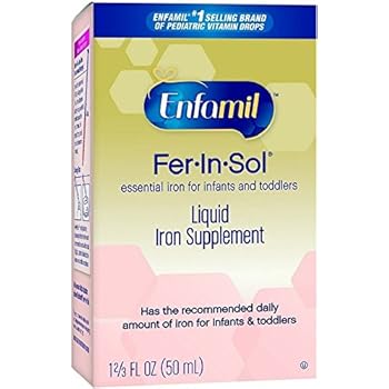 Amazon.com: Enfamil Fer-In-Sol Drops 50 mL ( Pack of 2): Health ...