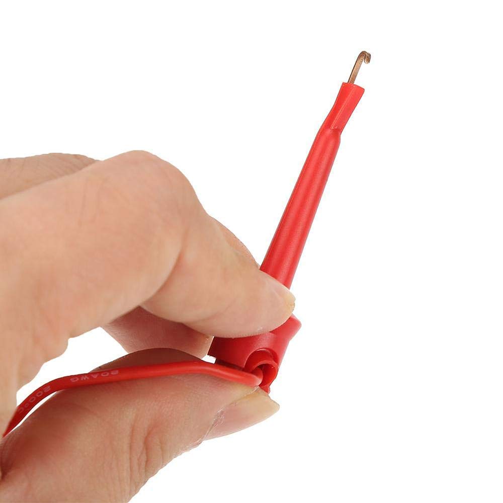 Youmile 5PCS Test Hook Clip Dual Silicone Probe Test Lead 5 Color For ...