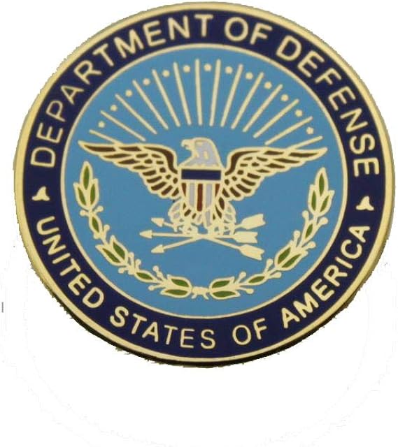 Amazon.com: U S Department of Defense Lapel pin DOD pin Gold: Clothing