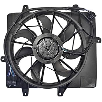 Amazon.com: Radiator Cooling Fan Motor with 4 Pin Connector Assembly ...