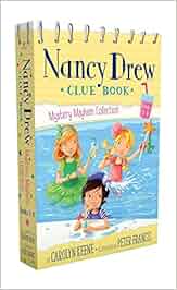 Nancy Drew Clue Book Mystery Mayhem Collection Books 1-4: Pool Party ...