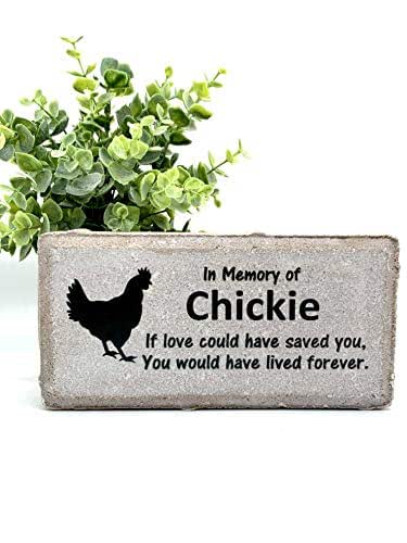 Amazon.com: Chicken Memorial Stone - Personalized Chicken Memorial ...