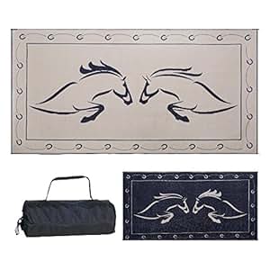 Amazon.com: Reversible Mats Outdoor Patio / RV Camping Mat - Hunter Mat ...