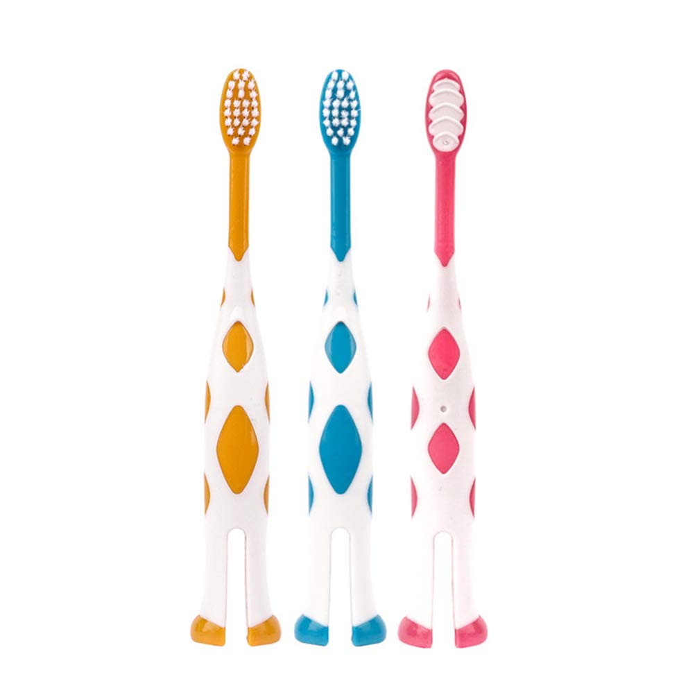 Amazon.com : Healifty Children Manual Toothbrush Soft Kids Toothbrushes ...