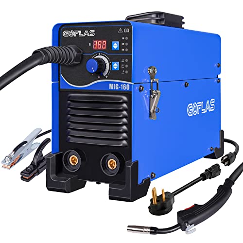Goflas 160A MIG Welder, 110/220V Flux Core Welder MIG/Lift TIG/Stick 3 ...