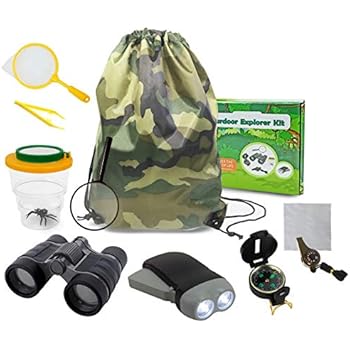 Amazon.com: Kids Outdoor Backyard Exploration kit (7 Pieces) Explorer ...