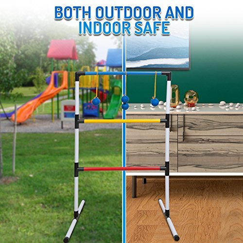 Ideas In Life One Piece Ladder Ball Game Set - Indoor and Outdoor Games ...