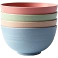 Amazon.com | Greenandlife Lightweight & Unbreakable Wheat Straw Bowl ...