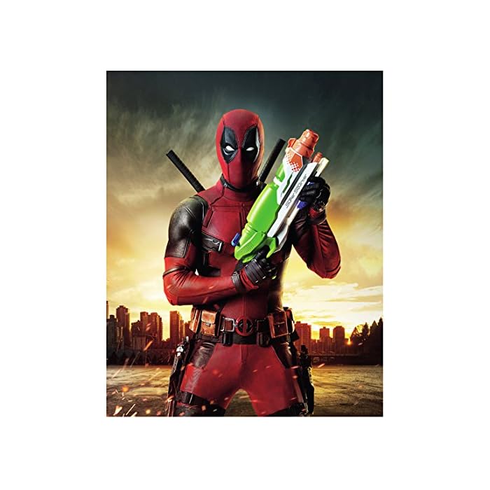 Buy Deadpool Ryan Reynolds as Deadpool with Nerf gun 8 x 10 Inch Photo ...