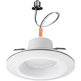 Commercial Electric 4 in. Selectable Integrated LED Recessed Trim Can ...