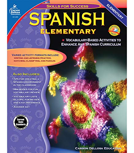Skills for Success Spanish Elementary Workbook—Grades K-5 Vocabulary ...