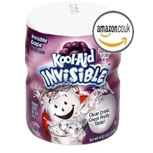 Amazon.com : Kool-Aid Invisible Drink Mix - Grape - 19 oz : Powdered ...