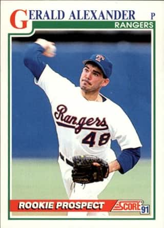 Amazon.com: 1991 Score Baseball Rookie Card #733 Gerald Alexander ...